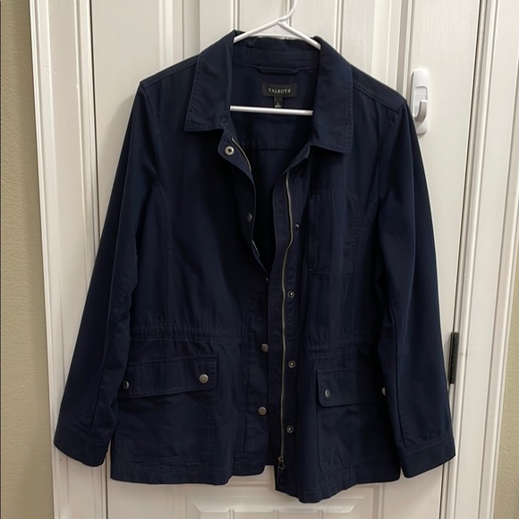 Talbots | Jackets & Coats | Talbots Womens Navy Utility Jacket | Poshmark